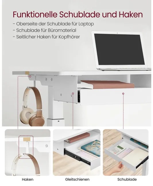 Elektrický kancelářský stůl LSD114W01