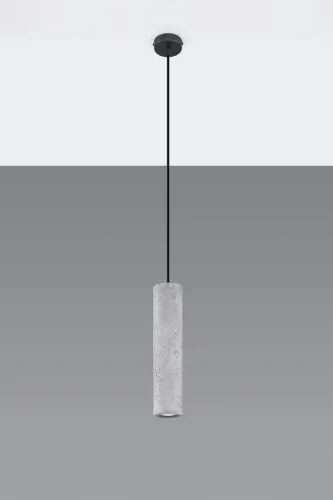 Lustr SOLLUX Luvo 1 GU10 1x40W bez zdroje SL.0653 beton