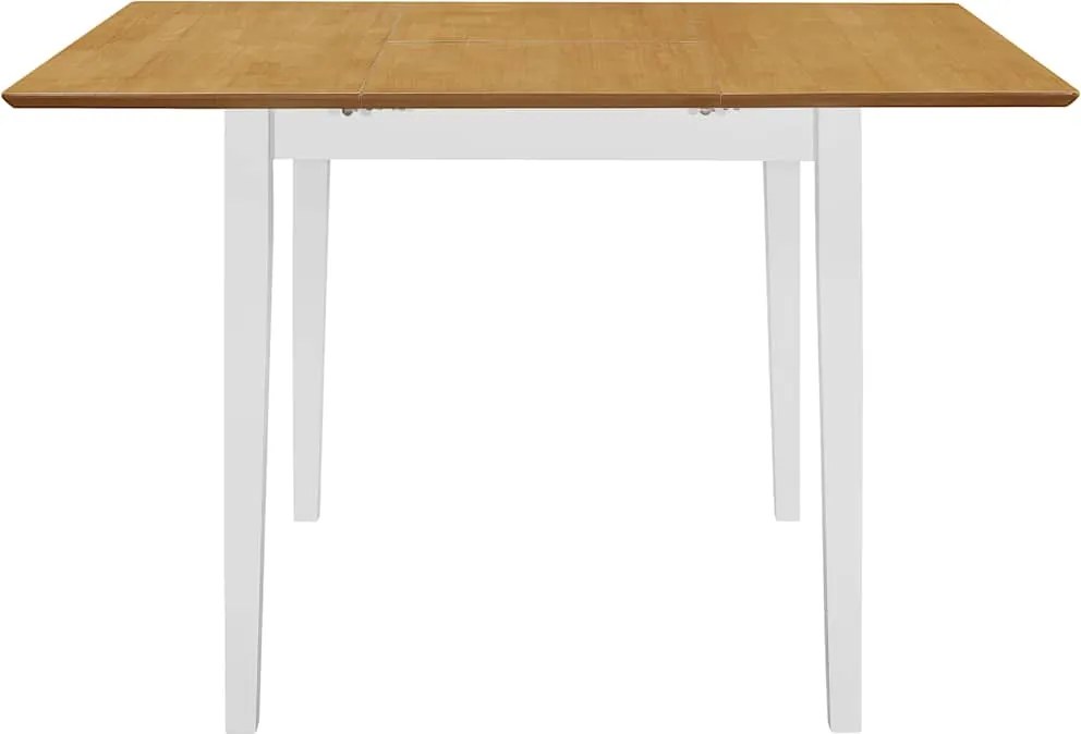 3dílný jídelní set MDF bílý 276408