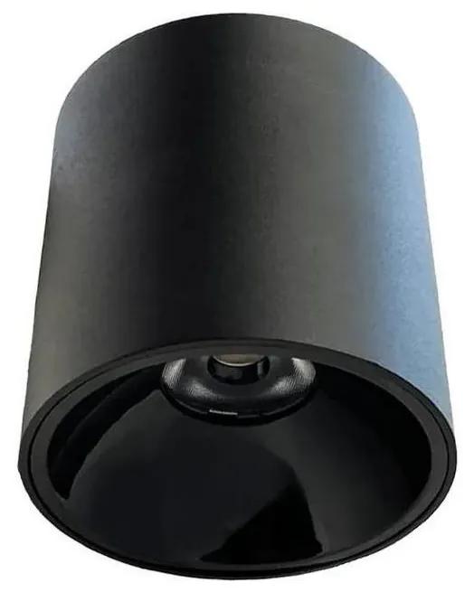 NEDES | LED Bodové svítidlo LED/12W/230V 4000K pr. 8 cm černá | ND3679