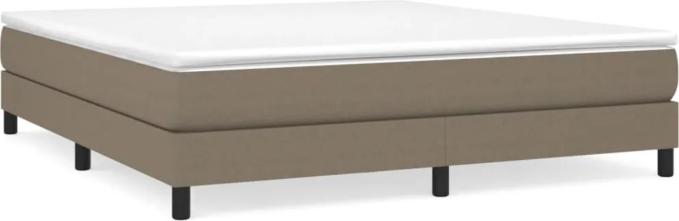 Rám postele s boxspringem taupe 160 x 200 cm textil 3120528