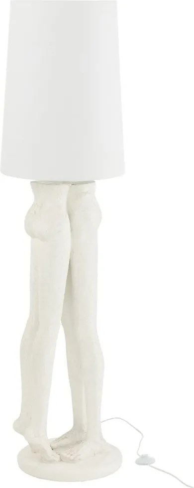 Bílá stojací lampa sousoší lidského páru Figurines – Ø 36*155 cm E27 / 60W