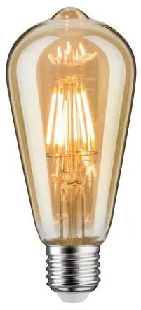P 28391 LED žárovka Rustika (ST64) 7,5W E27 zlatá 230V 550lm 2500K 283.91 - PAULMANN