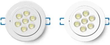 Podhledové LED svítidlo, Ø10,5cm, 7W, neutrální bílá