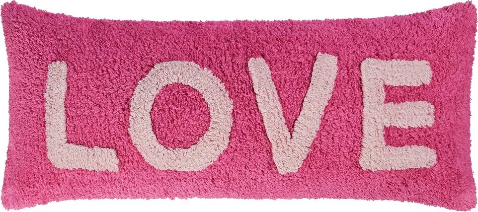 TUFTED LOVE Polštář 30 x 70 cm - růžová