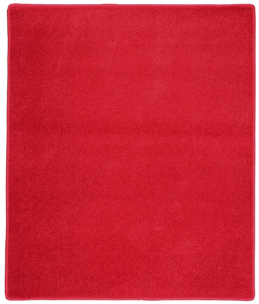 Vopi koberce Kusový koberec Eton červený 15 - 120x160 cm