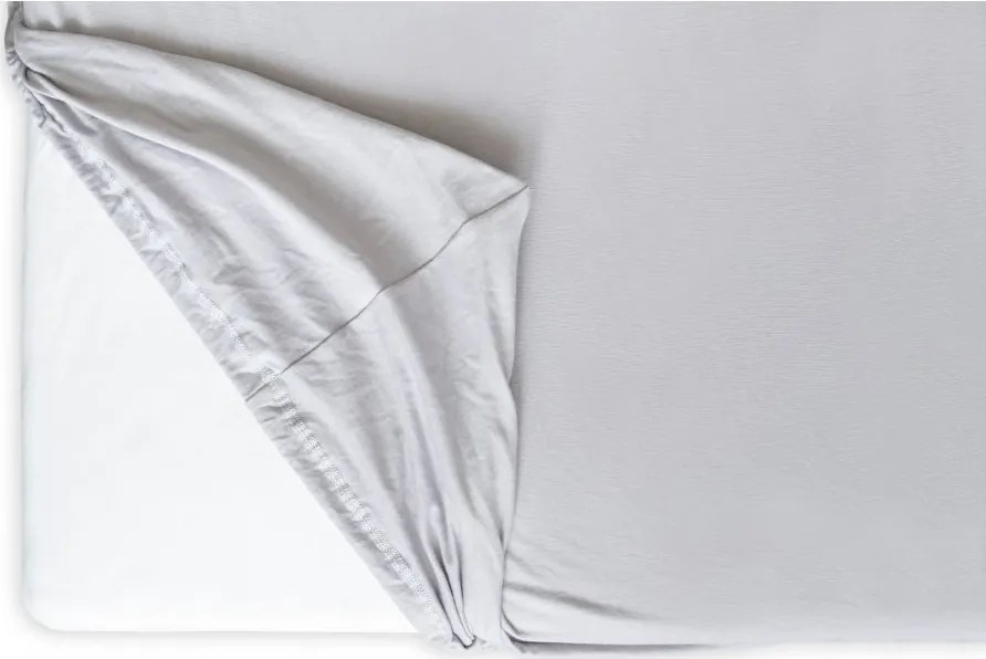HEDDA Prostěradlo Jersey Lycra premium mini světle šedé rozměr: 60 x 120 cm