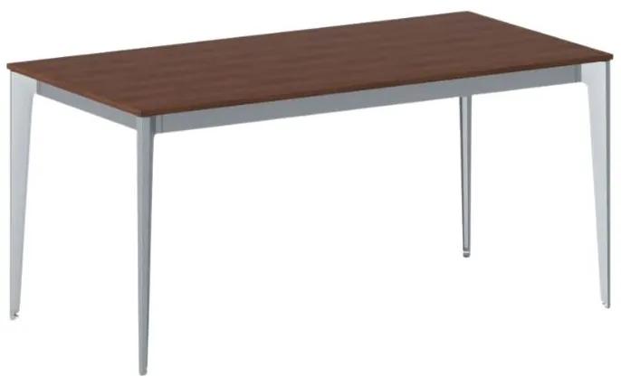 B2B Partner Kancelářský stůl PRIMO ACTION, šedostříbrná podnož, 1600 x 800 mm, třešeň