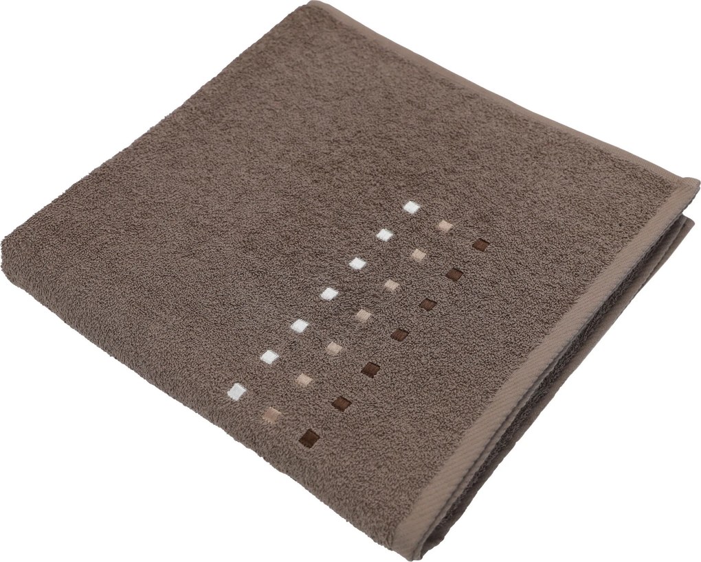 XXXLutz OSUŠKA DO SPRCHY, 70/140 cm, hnědá, šedohnědá Esposa - Osušky - 004893003318