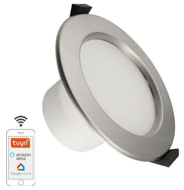 NEDES LED Stmívatelné koupelnové svítidlo LED/10W/230V 3000K-6500K Wi-Fi Tuya IP44 ND3334