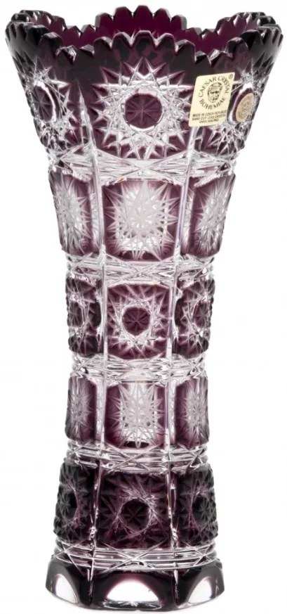 Váza Paula I, barva fialová, výška 180 mm