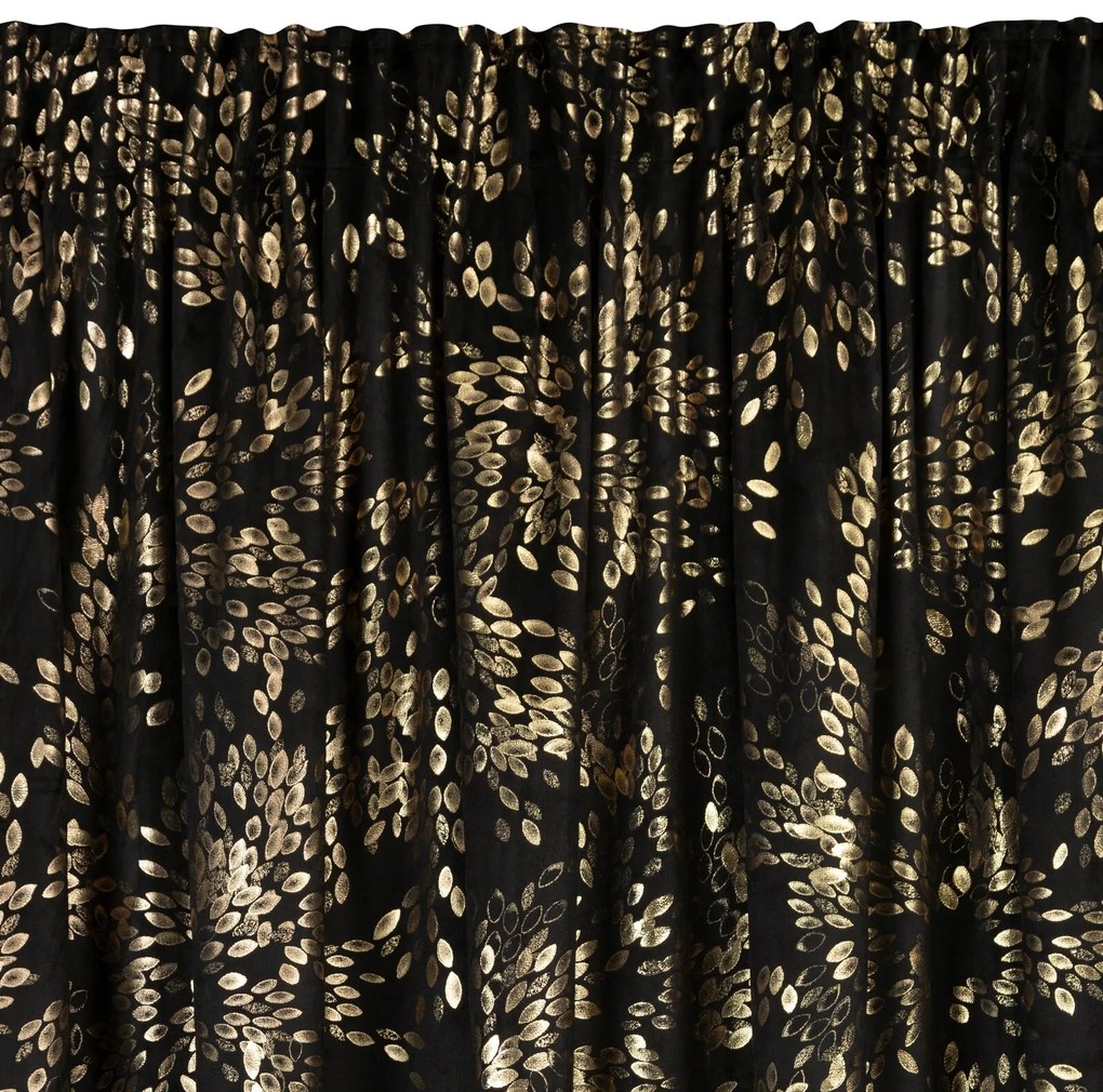 ZATEMŇOVACÍ ZÁVĚS NA PÁSCE FELIS 140X270 CM VZOROVANÁ