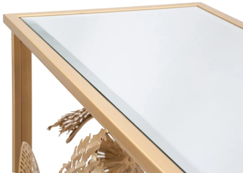 Designová konzole Lauwdina 114 cm zlatá