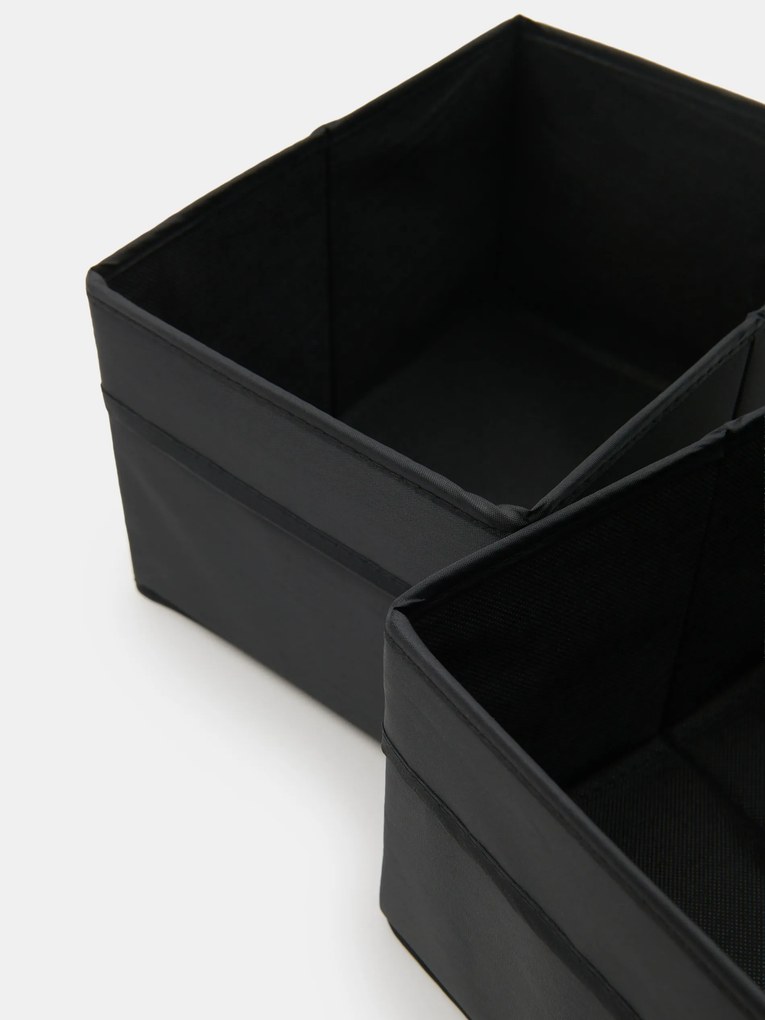 Sinsay - Skládací organizéry do skříně 2 pack - černá