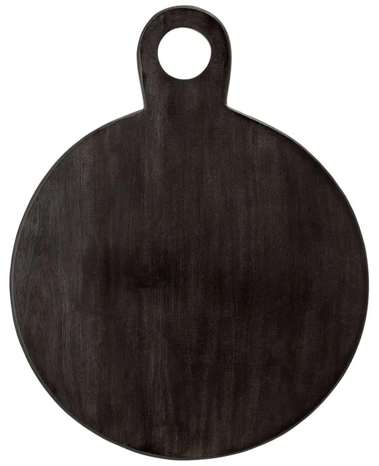 Bloomingville Servírovací podnos Okai kulatý 46 cm černý