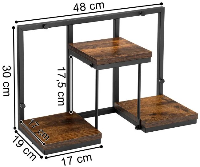 Stojan na květiny JOSE RUSTIC dub
