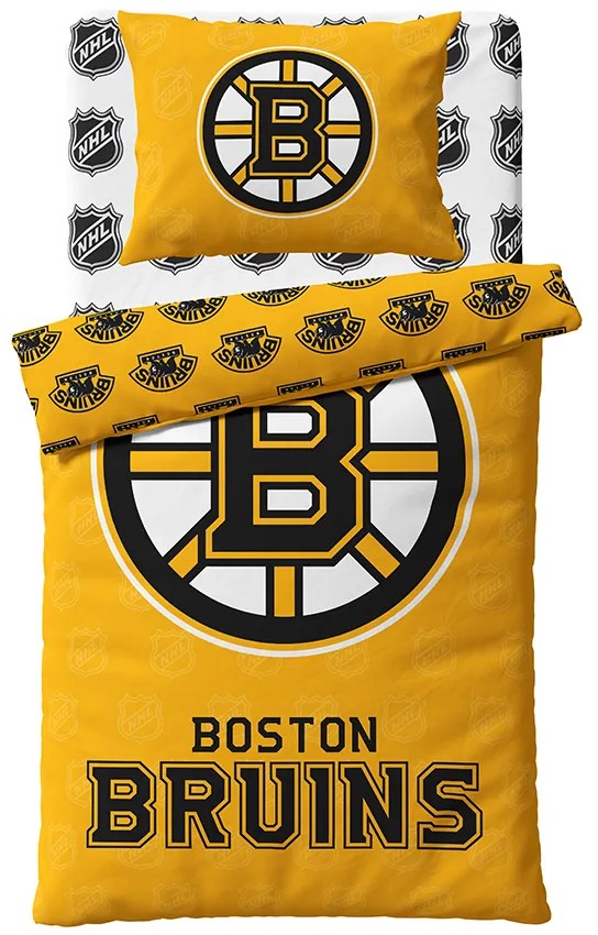 Hokejové povlečení NHL Boston Bruins Shields Velikost: 140x200 + 70x90 cm