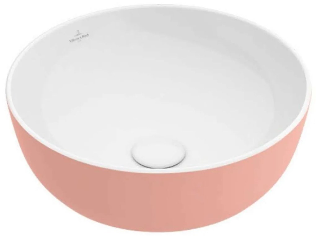 Villeroy & Boch Artis - Umyvadlo na desku, průměr 43 cm, Powder 417943BCT0