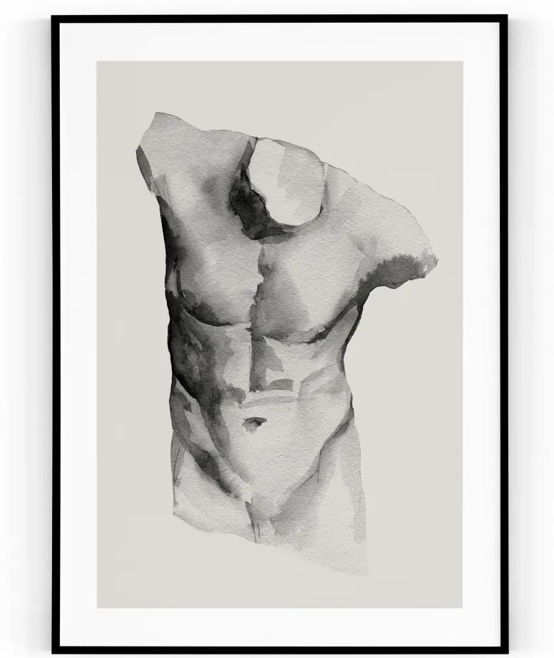 Plakát / Obraz Body S okrajem Pololesklý saténový papír 210 g/m² A4 - 21 x 29,7 cm