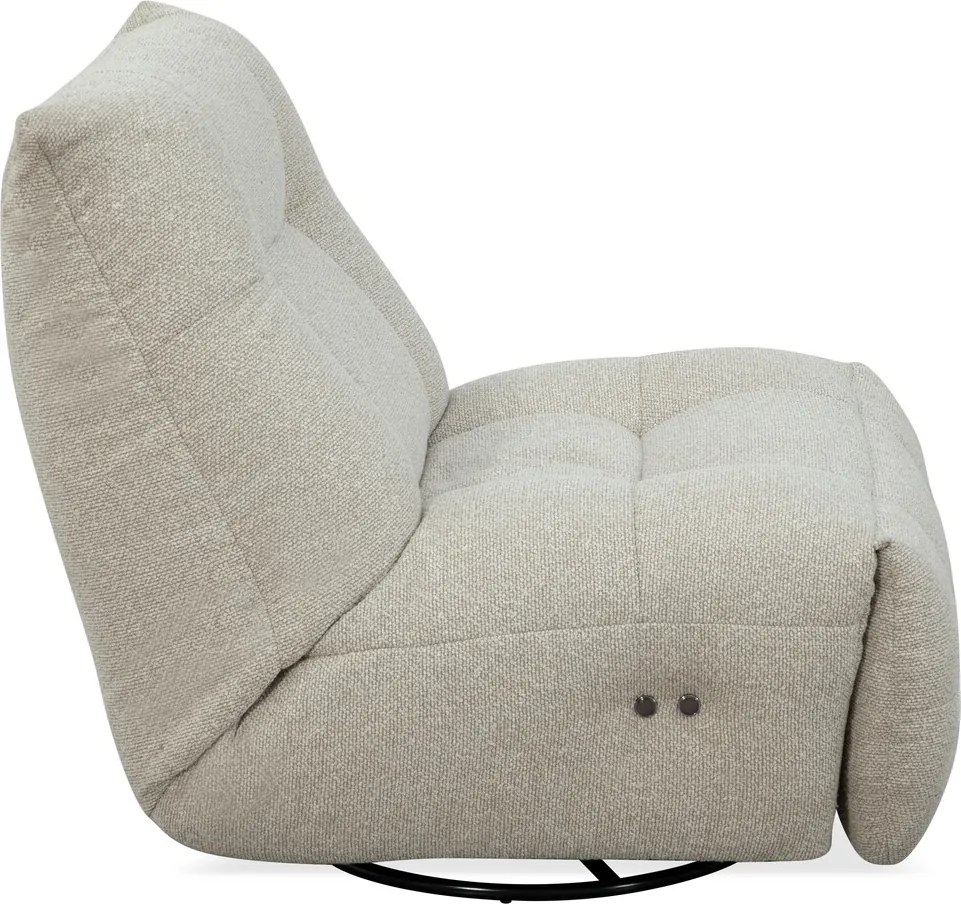 LABEL51 Elektrické polohovací křeslo RELAX&RECHARGE béžové MW-72.016