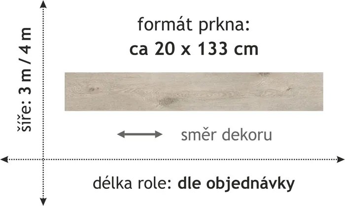TARKETT PVC podlaha - lino DUPLEX 1750 ŠÍŘKA: 3 m, POUŽITÍ: Bytové