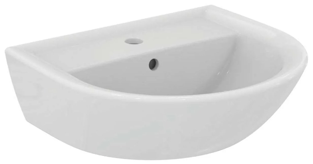 Ideal Standard Eurovit - Umyvadlo 50x44 cm, s přepadem, otvor pro baterii, bílá W332801