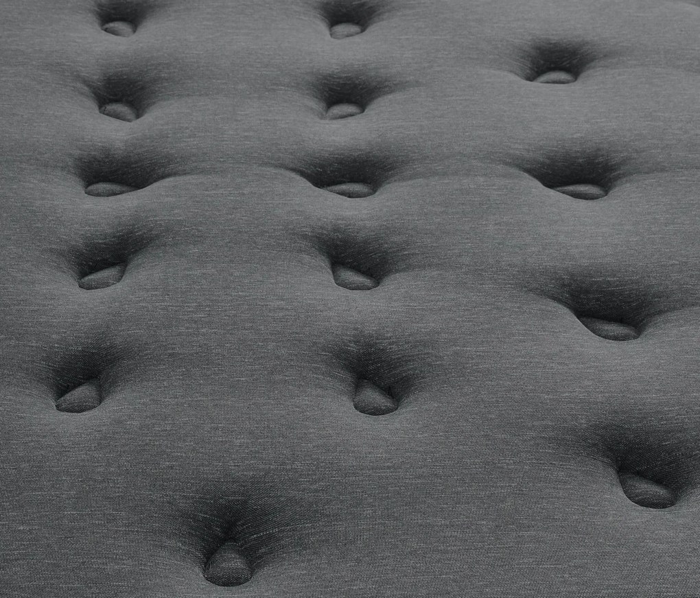 Matrace Black Ice, Extra tvrdá, pružinová, oboustranná/termoregulační, visco gel, 180x200 cm
