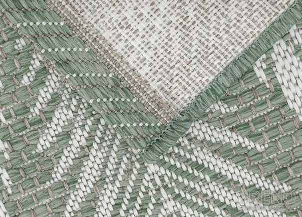 Breno Kusový koberec TERAZZA 21237 ivory Silver-Sage Green, 60x110 cm, Vícebarevné/Zelená