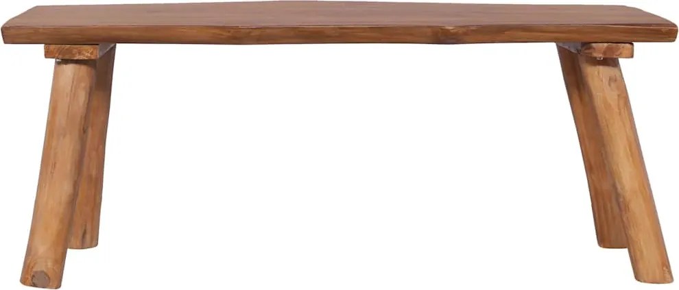 Zahradní lavice 120 cm masivní teakové dřevo 288817
