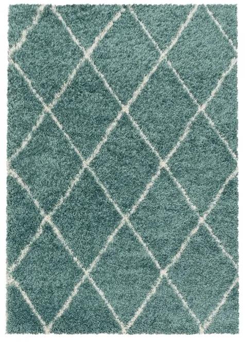 Kusový koberec Alvor shaggy 3401 blue 80 x 250 cm
