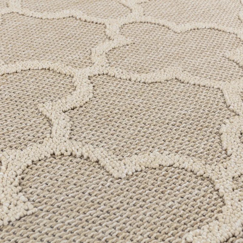 Ayyildiz, Kusový koberec Patara 4951 Beige – na ven i na doma, 200x290, béžová, chodba / předsíň