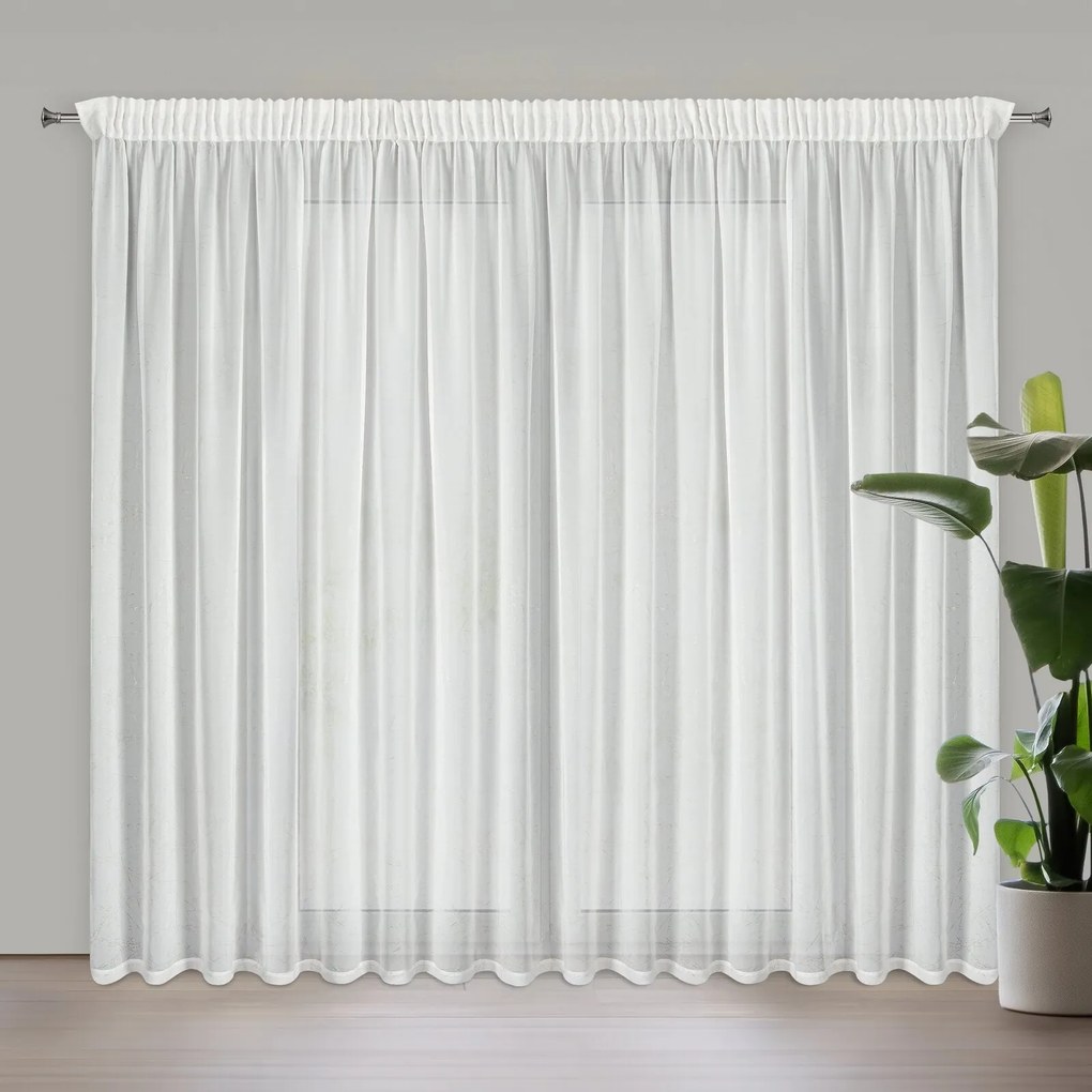 ZÁCLONA NA PÁSCE HERA 300X270 CM VZOROVANÁ