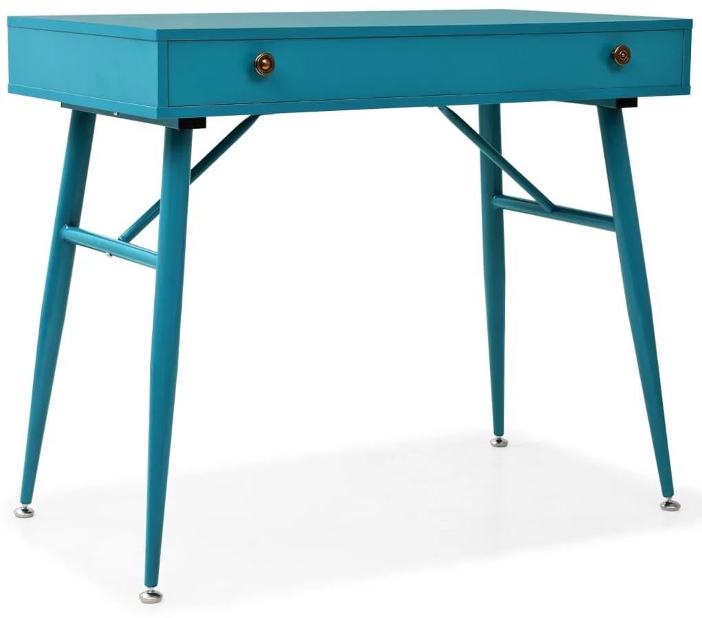 246046 vidaXL Psací stůl se zásuvkou 90 x 50 x 76,5 cm starožitný zelený