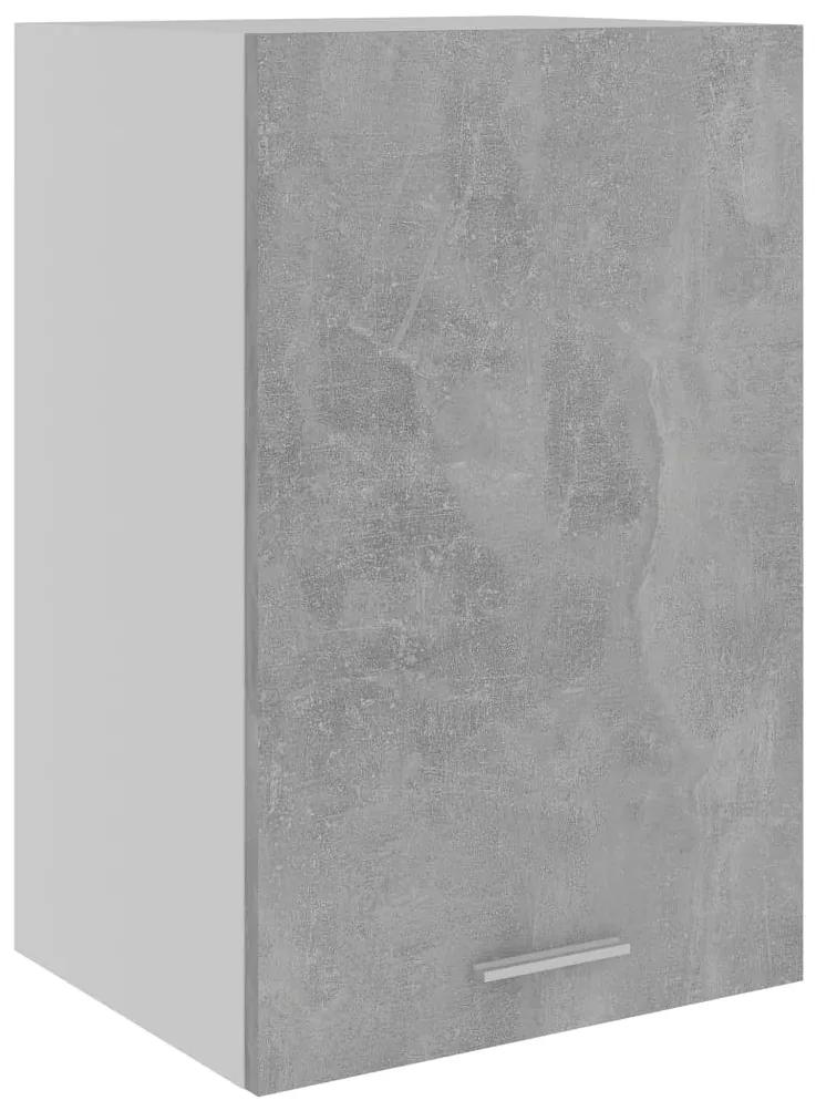 801256 vidaXL Horní skříňka betonově šedá 39,5 x 31 x 60 cm dřevotříska