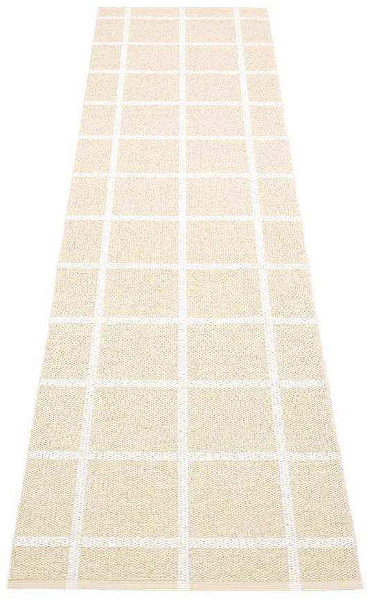 Vinylový koberec Pappelina ADA Cream/White metallic velikost: 70x300cm