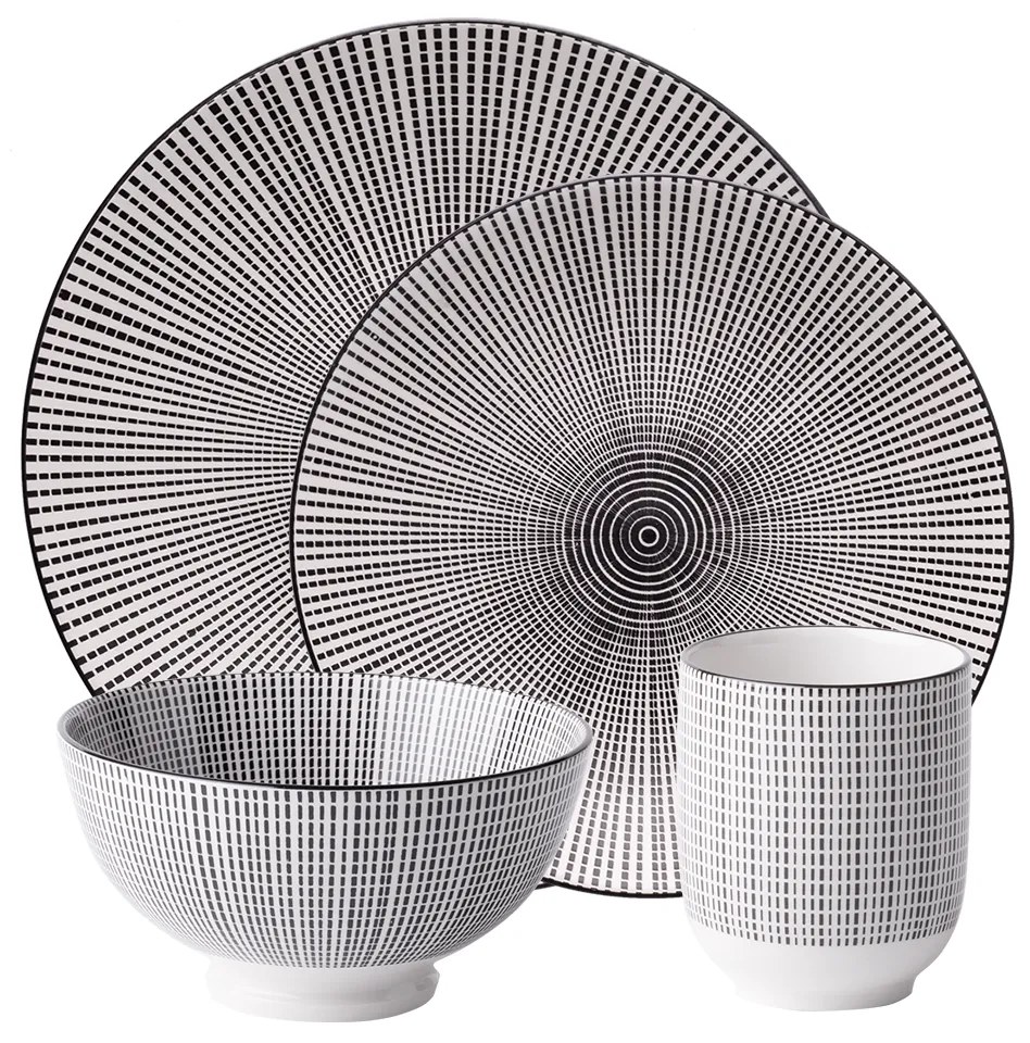 Porcelánový set 24 ks – Gaya Elements Fire - W0096