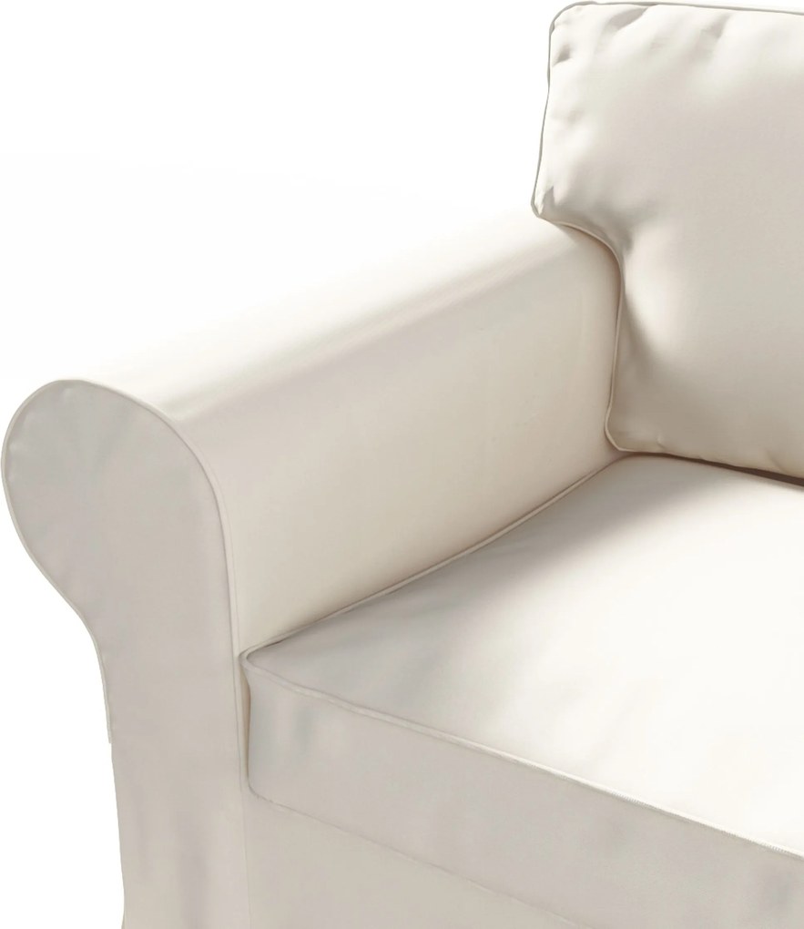 Potah na křeslo IKEA Ektorp barva béžová látka pletený vzor