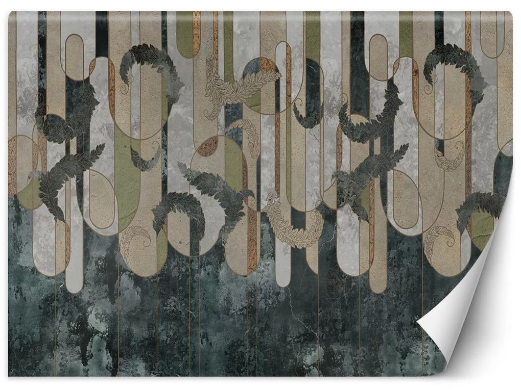 Gario Fototapeta Rostlinná abstrakce v zemitých barvách Materiál: Vliesová, Rozměry: 200 x 140 cm