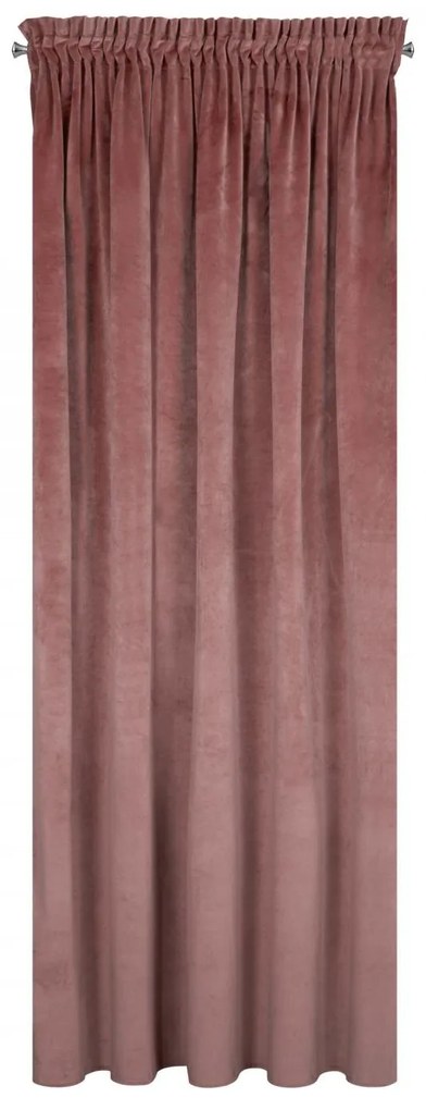 ZATEMŇOVACÍ ZÁVĚS NA PÁSCE VILLA 140X270 CM STARORŮŽOVÁ