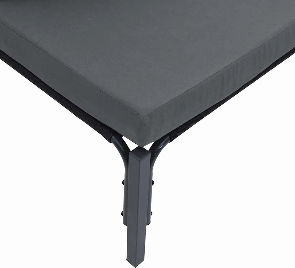 Sada zahradních pohovek 11 ks Černá Ocel 3379000