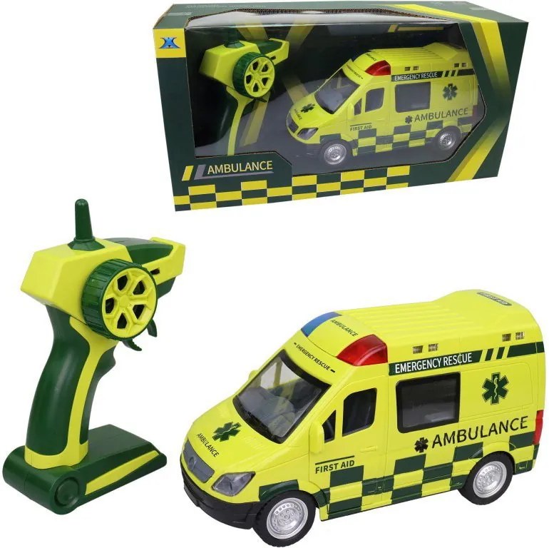 Made ambulance na ovládání, 22 × 12,5 × 8,5 cm