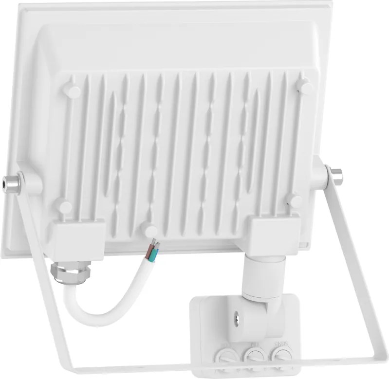 Mexen Luxpro+ LED reflektor s pohybovým senzorem, 30W, studená - 6500K, 3300 lm, bílá - L236-030-65-20