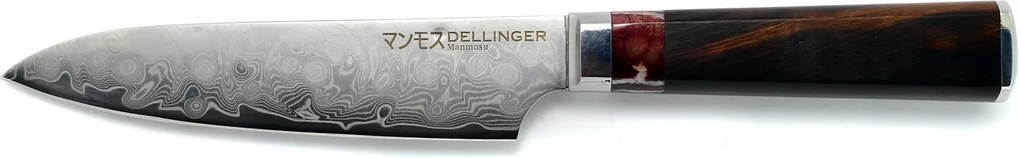 Dellinger Manmosu Damascus nůž 130