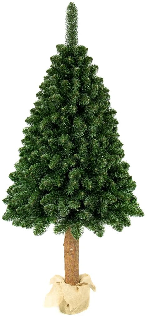 Umělý vánoční stromek Borovice Přírodní na pařezu 180cm