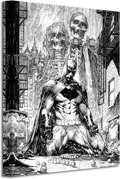Obraz na plátně DC Comics (Batman Haunted) 30x40cm WDC92597