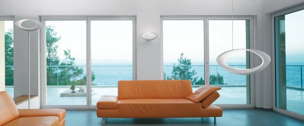 Artemide 1180W10A Cabildo terra, designová stojací lampa se stmívačem, 44W LED 2700K, výška: 183 cm