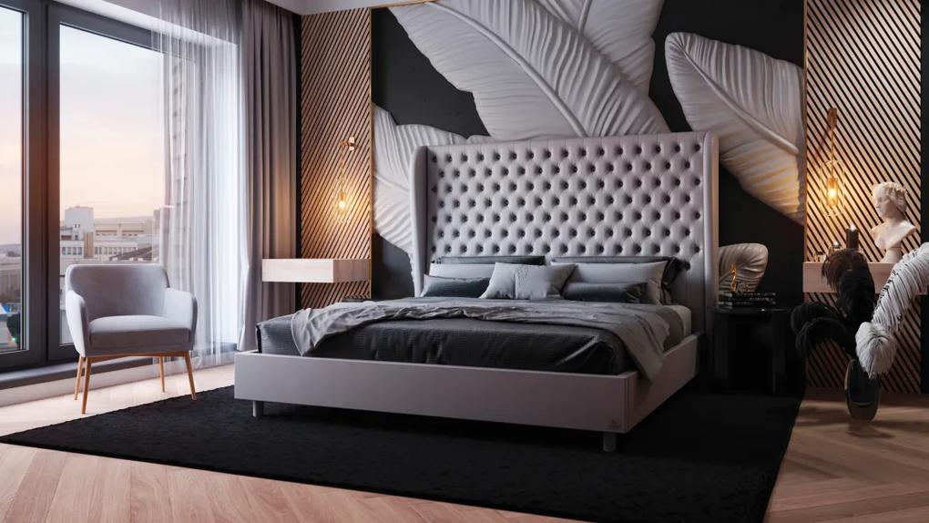 Materasso Luxusní čalouněná postel Bella - bočnice ROZMĚR: 2x (90x200) cm