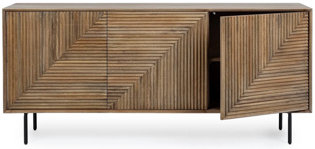 BIZZOTTO příborník DARSEY se 3 dvířky 83x184 cm 0746873