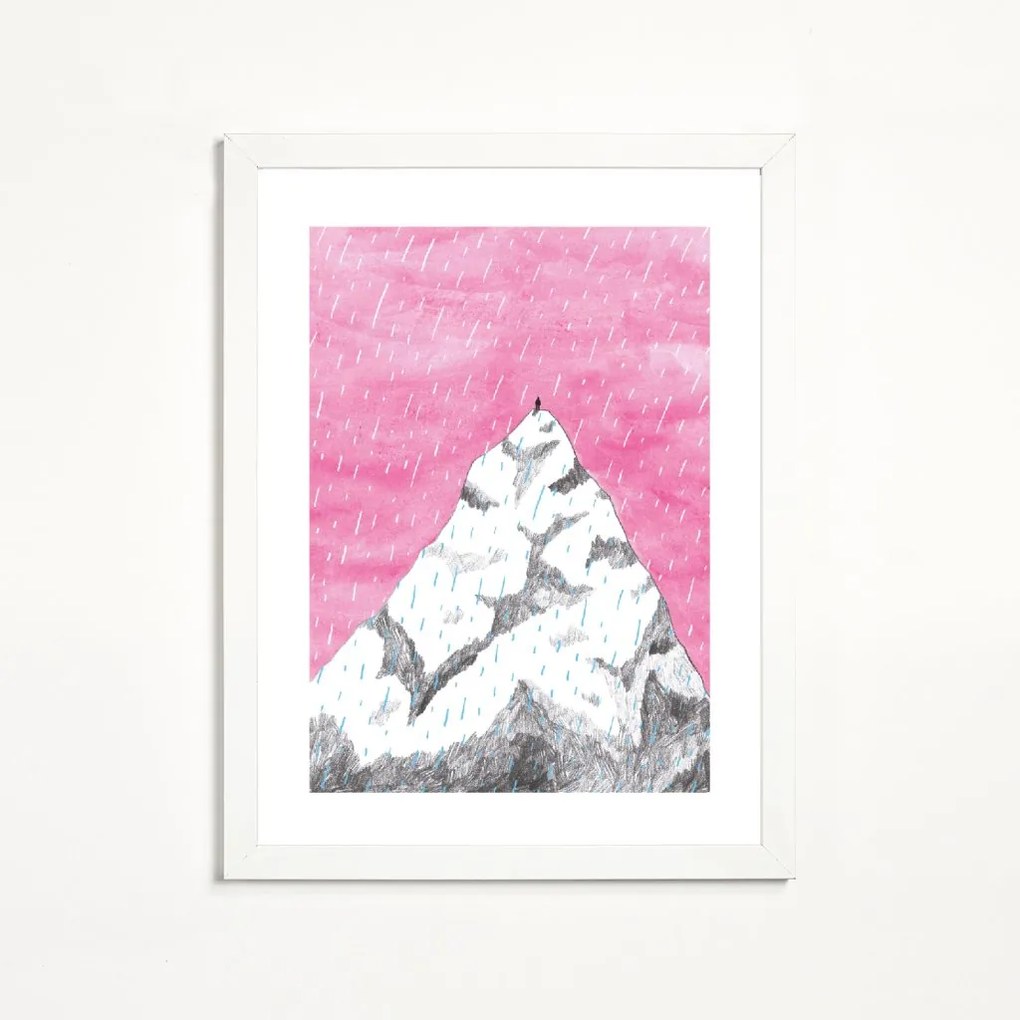 Pavla Baštanová | Turista Rám: Černý, Velikost: 40 x 30 cm