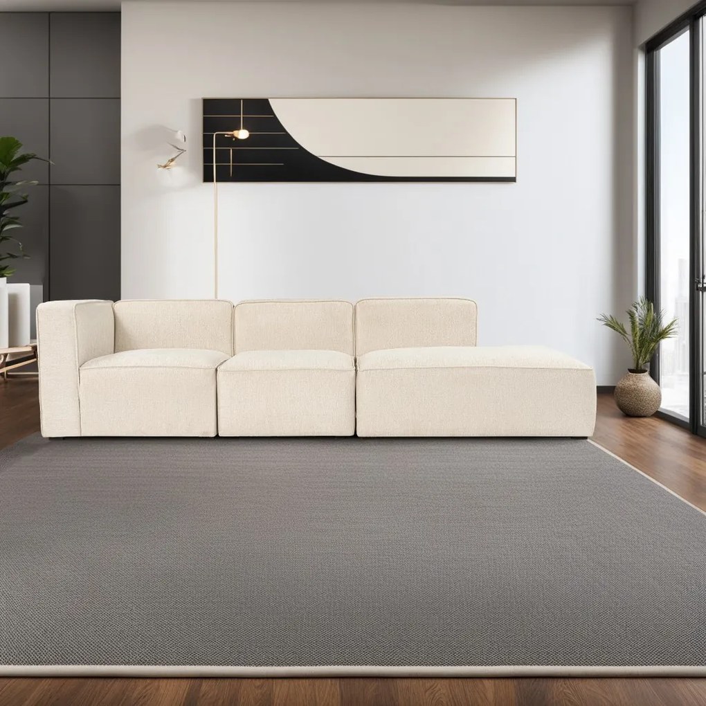 Hanah Home Třímístná pohovka MORE M krémová